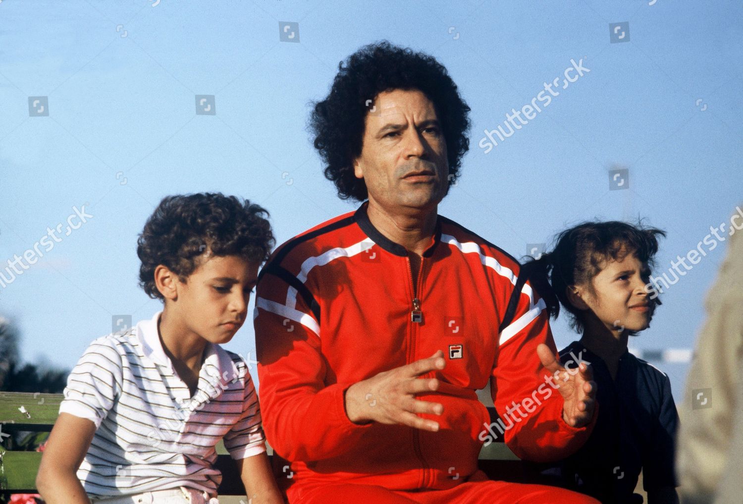 Colonel Muammar Gaddafi His Son Hannibal Editorial Stock Photo - Stock ...