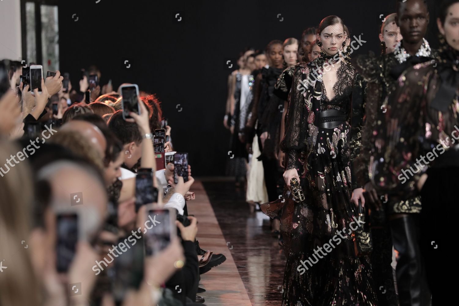 Model Takes Catwalk During Elie Saabs Editorial Stock Photo - Stock ...