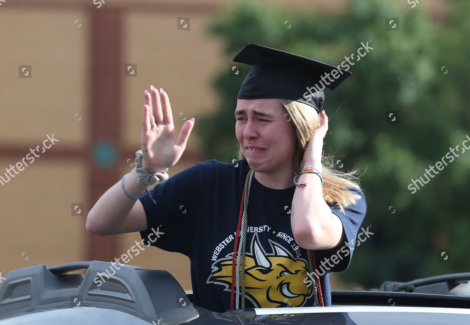 Graduating Senior Shannon Mcginnis Gets Emotional Editorial Stock Photo ...