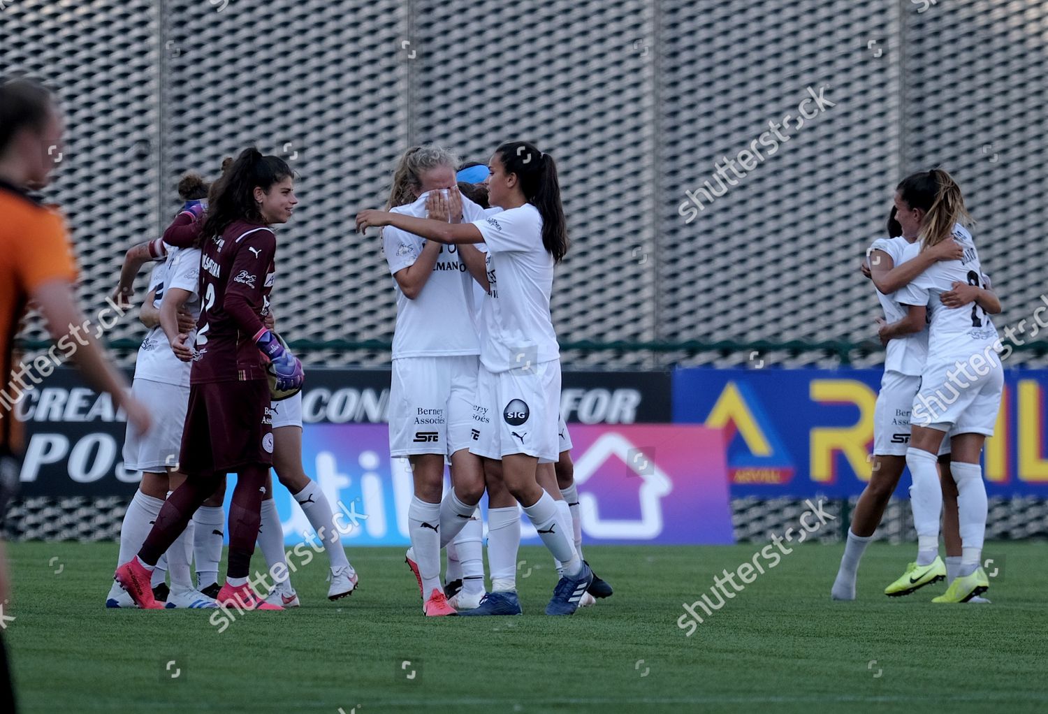 Laura Felber Servette Fccf 4 Emotional Editorial Stock Photo - Stock ...