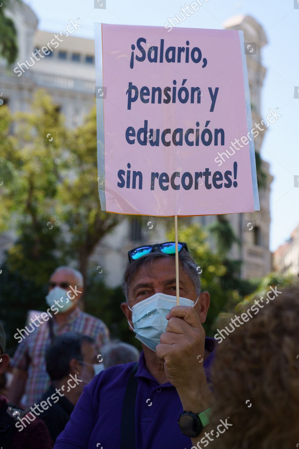 Several People Participate Banners Rally Front Editorial Stock Photo ...