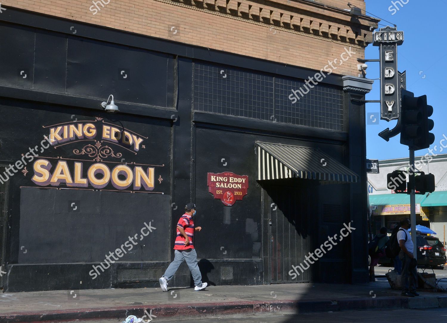 Man Jogs Past Bar Established 1933 Editorial Stock Photo - Stock Image ...