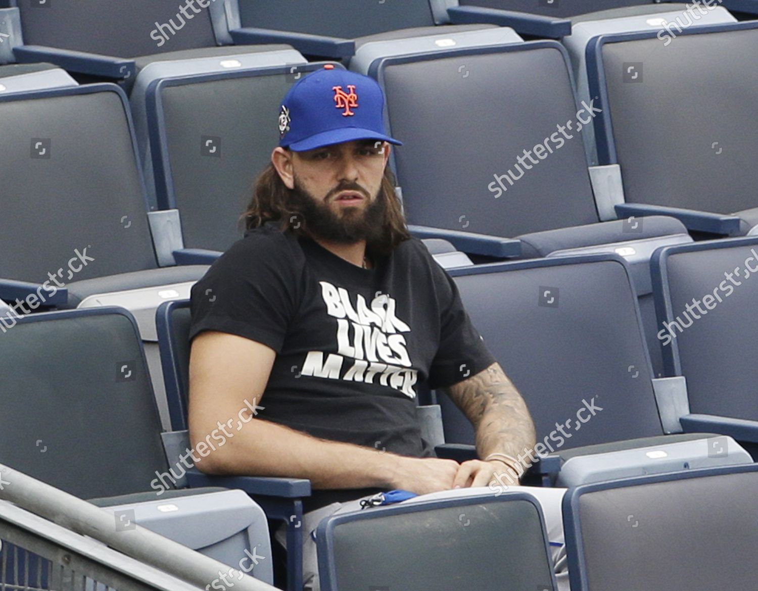 New York Mets Robert Gsellman Wears Editorial Stock Photo - Stock Image ...