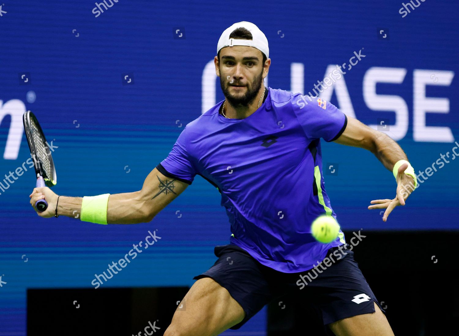 Matteo Berrettini Italy Action Against Novak Editorial Stock Photo - Stock Image | Shutterstock