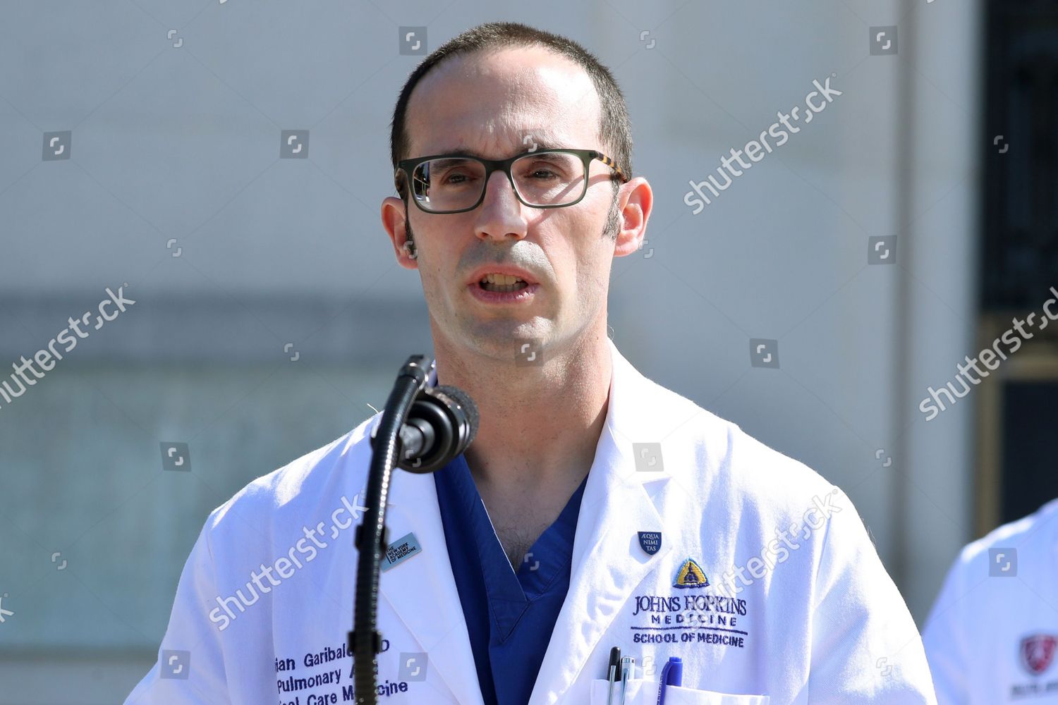 Dr Brian Garibaldi Johns Hopkins School Editorial Stock Photo - Stock ...