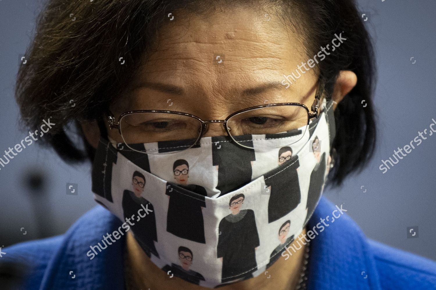 Sen Mazie Hirono Dhawaii Dons Mask Editorial Stock Photo - Stock Image ...
