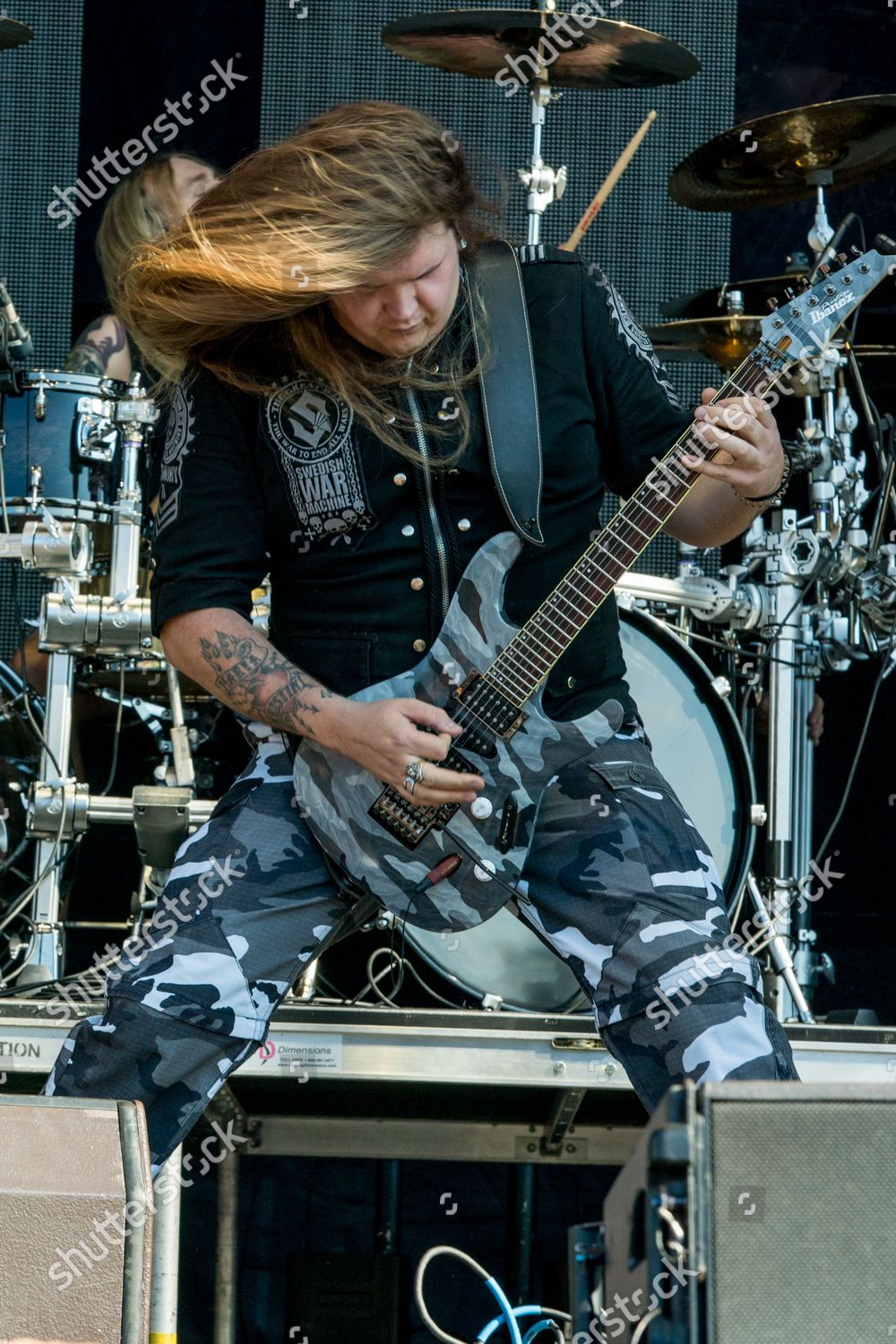 Sabaton Tommy Johansson Editorial Stock Photo - Stock Image | Shutterstock