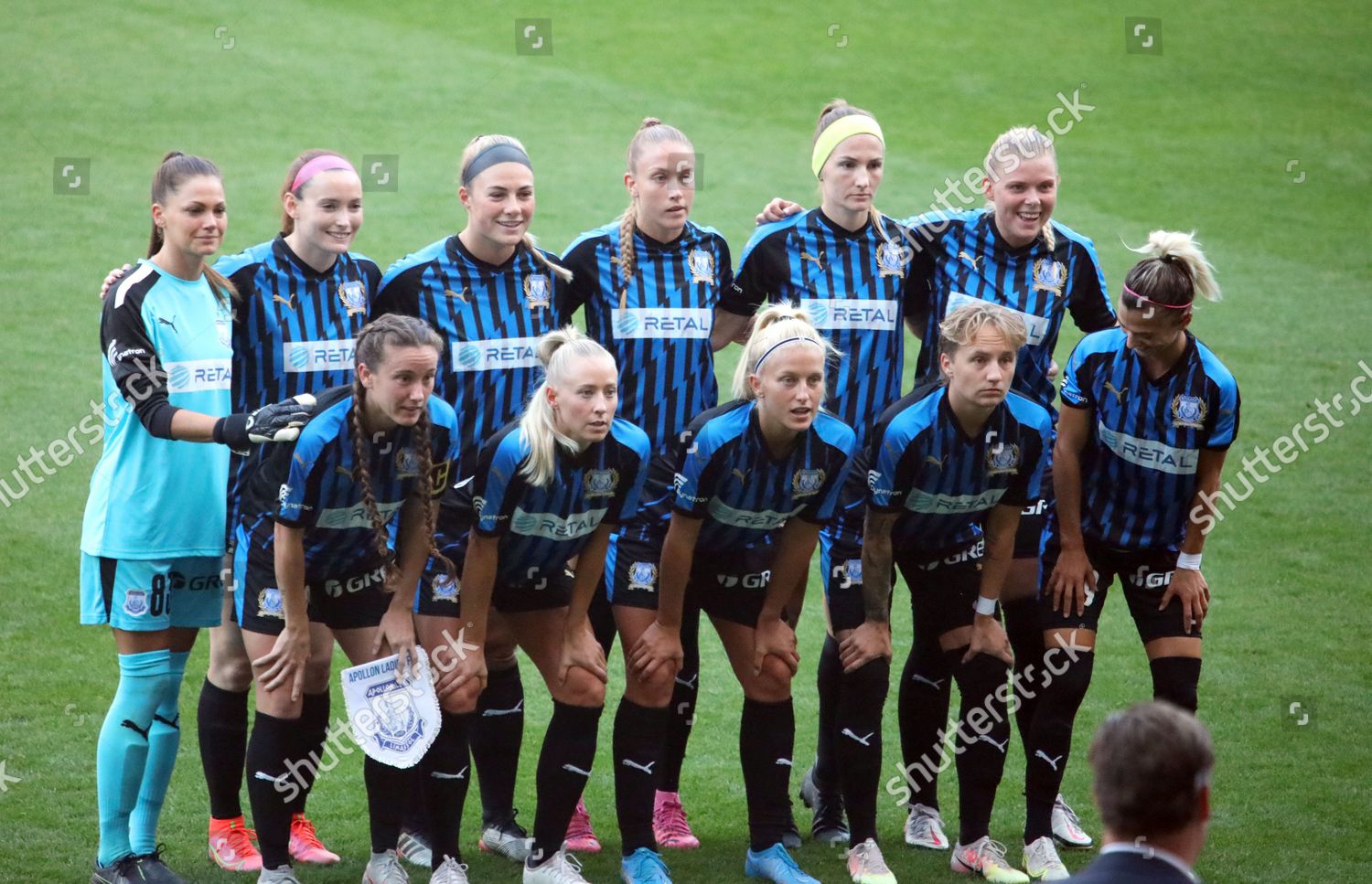PLAYERS APOLLON LADIES FC POSE PHOTO Editorial Stock Photo - Stock ...