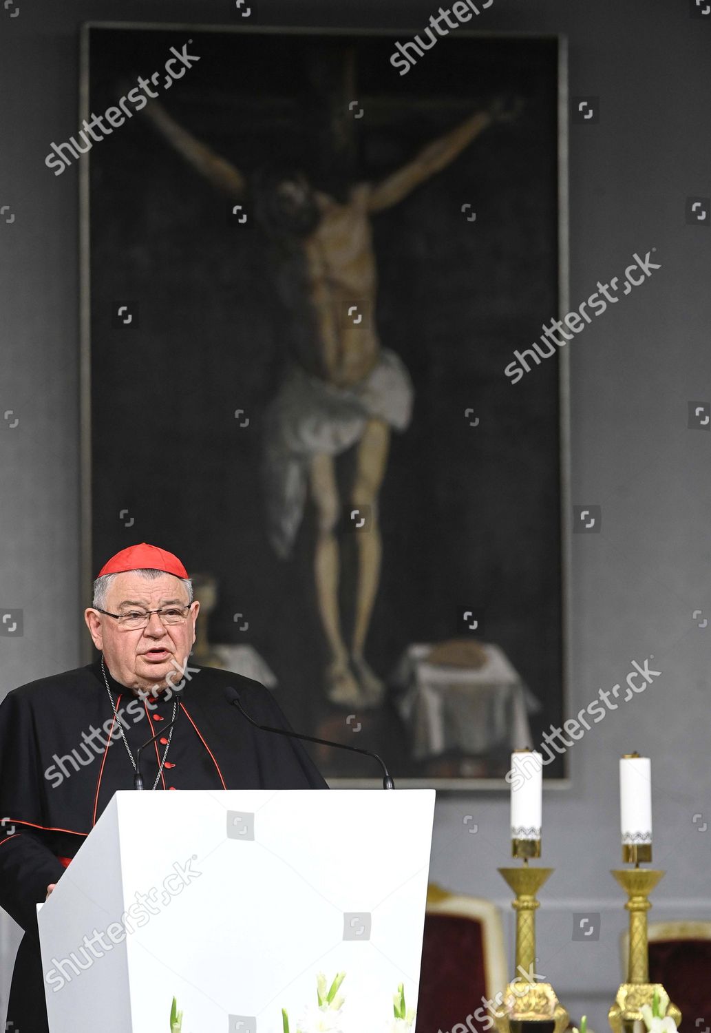 Czech Cardinal Dominik Duka Archbishop Prague Editorial Stock Photo ...