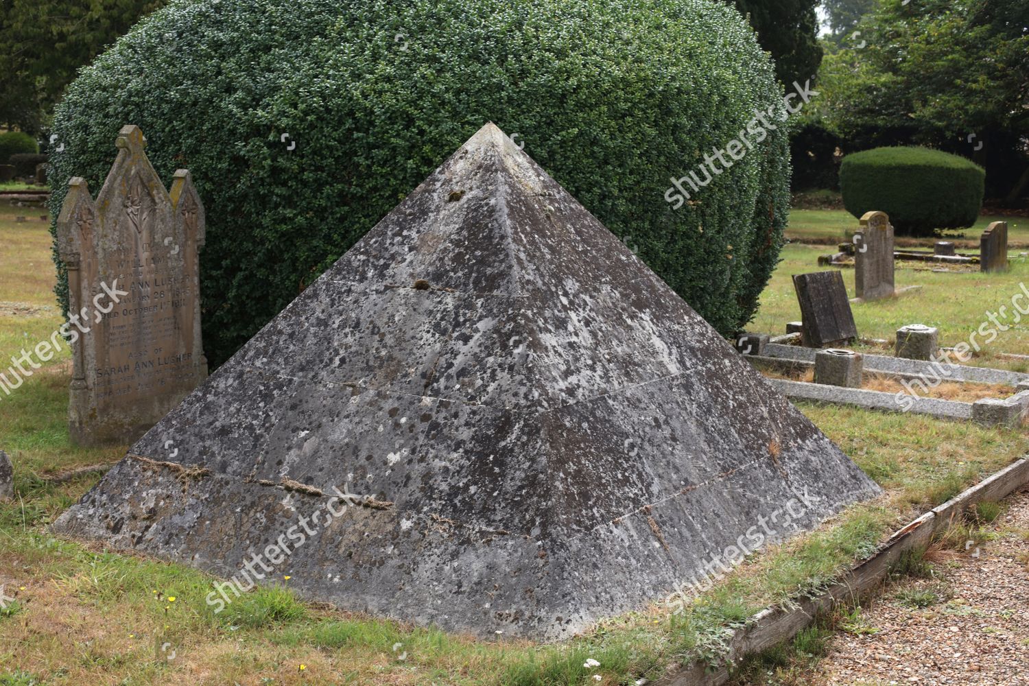 Egyptian Pyramid Shape Grave Explorer Langthon Editorial Stock Photo ...