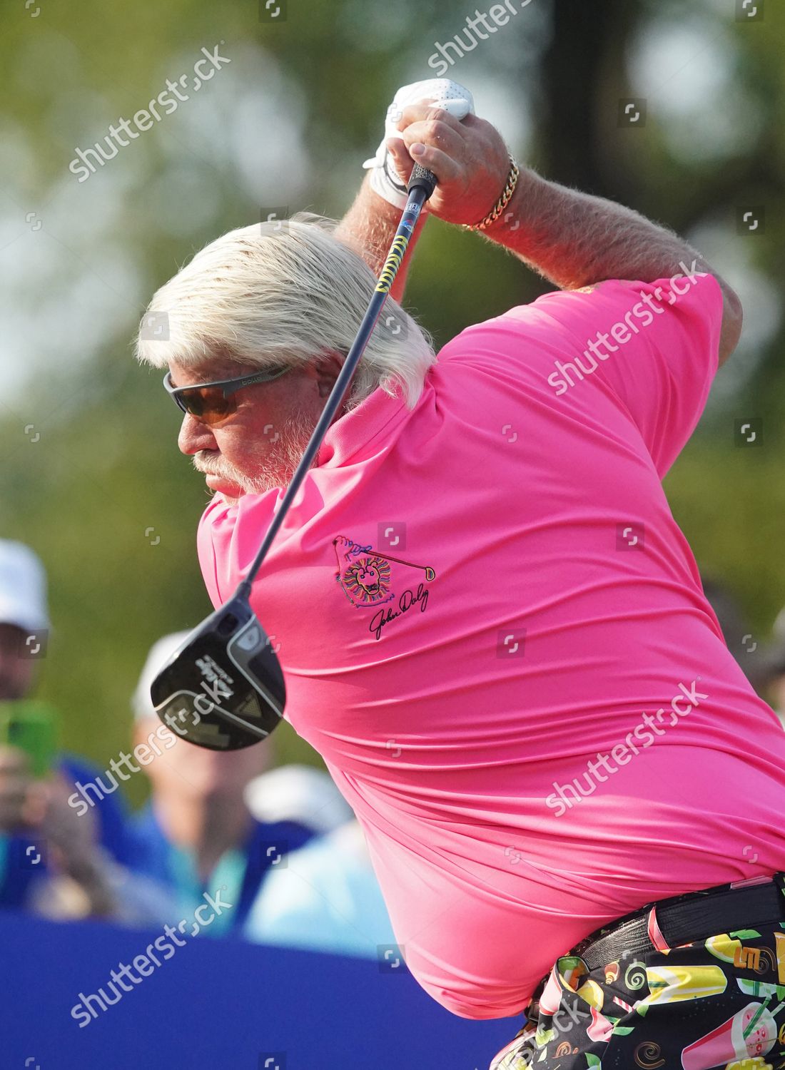 Golfer John Daly Swings On His Editorial Stock Photo - Stock Image ...