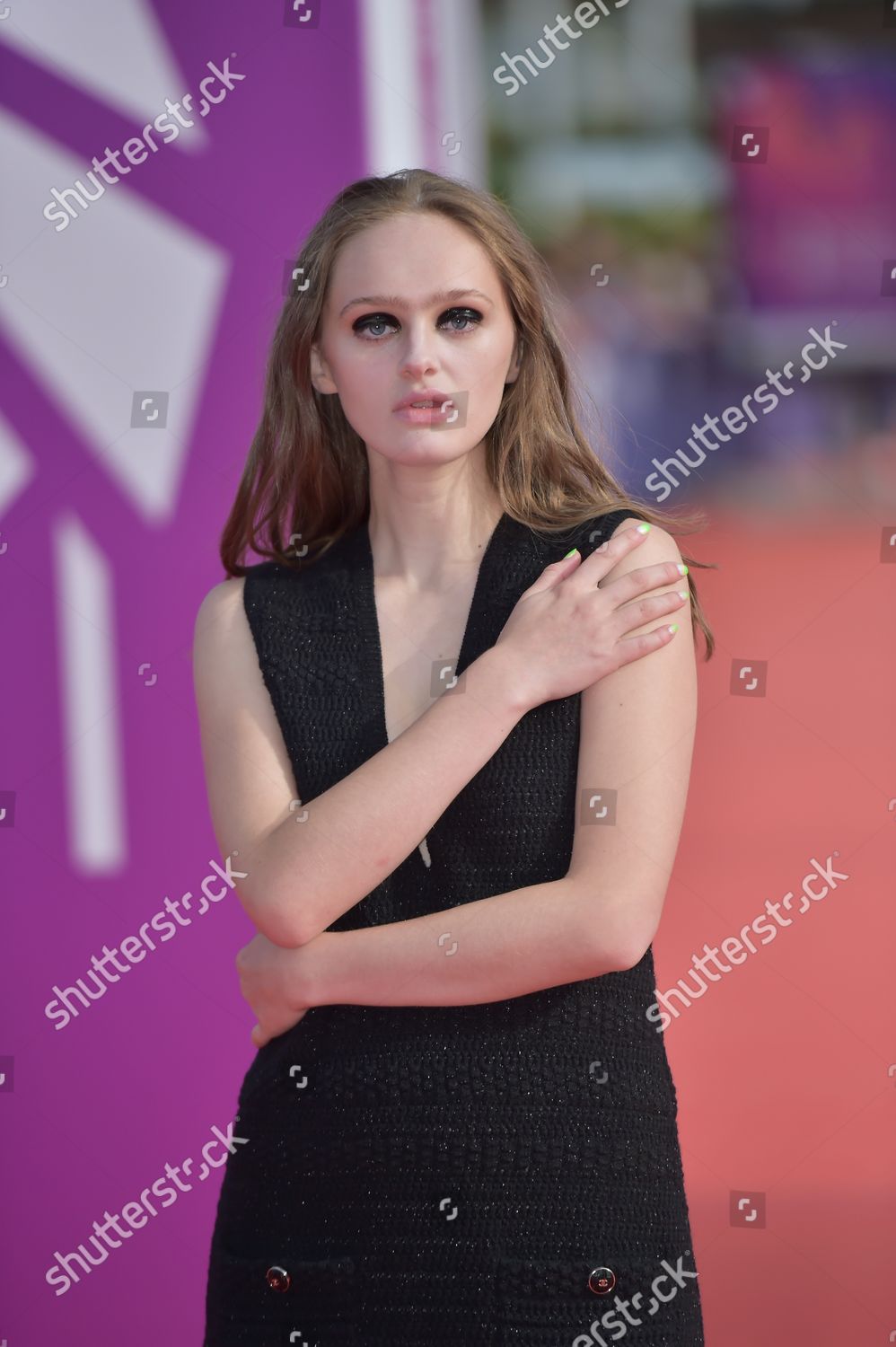Lily Taieb Attends 47th Deauville American Editorial Stock Photo ...