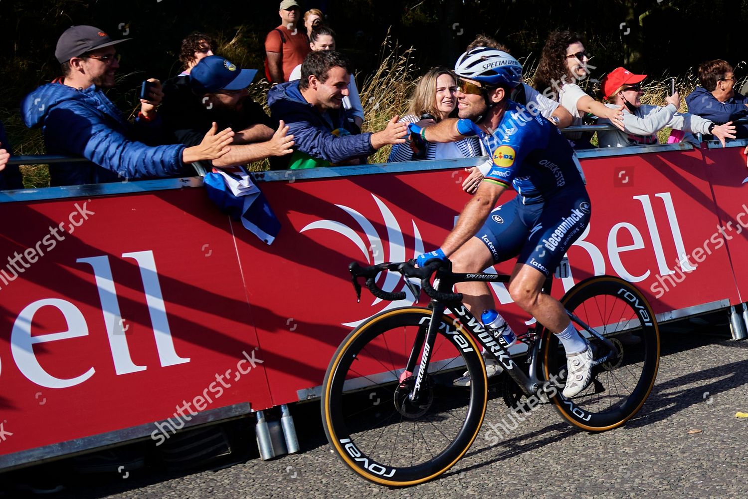 Mark Cavendish Celebrates Fans After Team Editorial Stock Photo - Stock ...