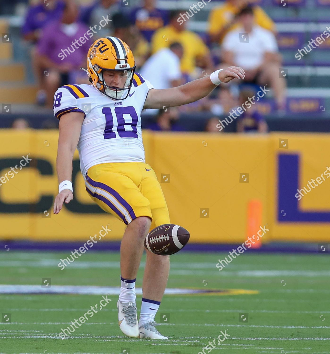 Lsu Kicker Avery Atkins 18 Attempts Editorial Stock Photo - Stock Image ...