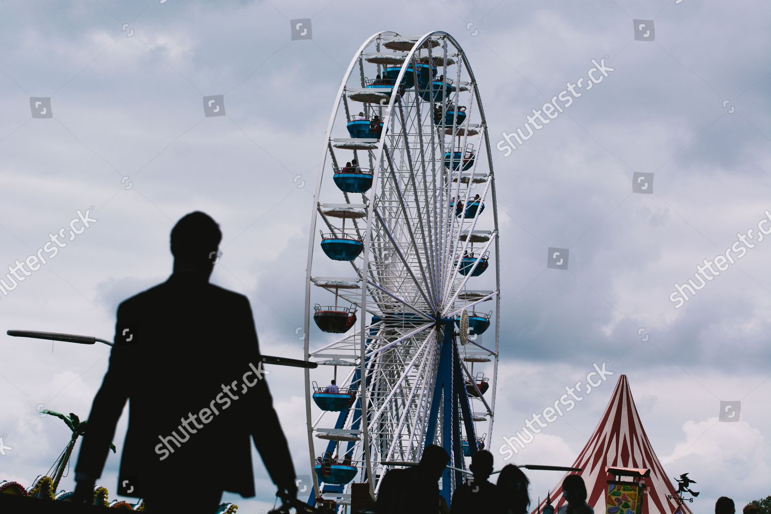 Visitors Seen Fairground Duesseldorf Germany On Editorial Stock Photo ...