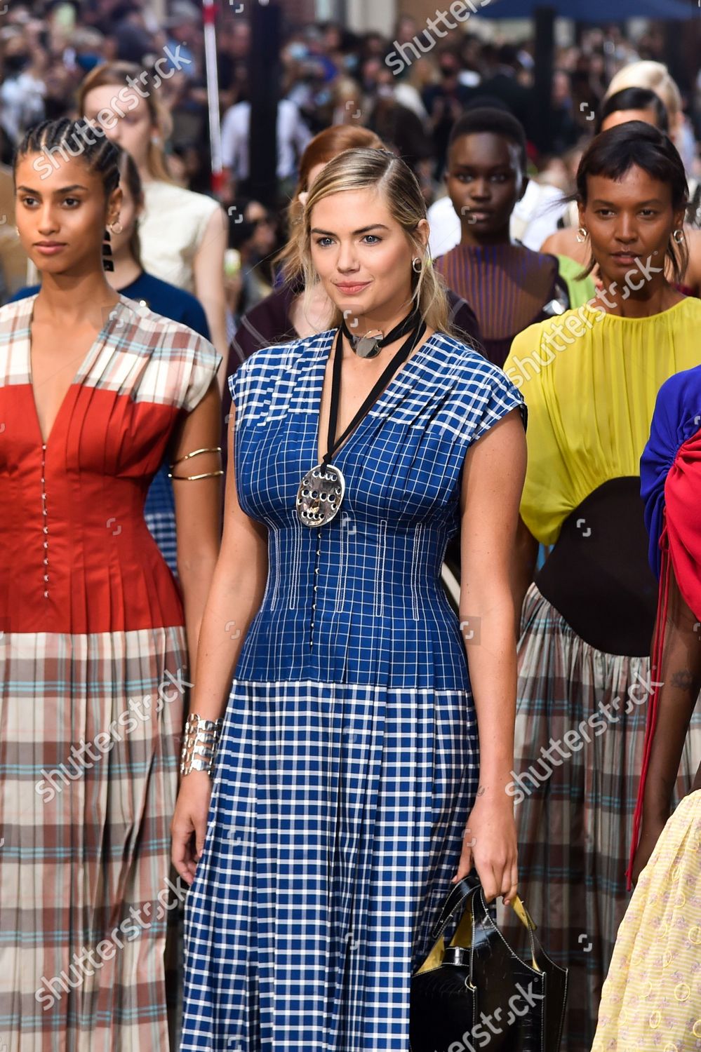 Kate Upton Liya Kebede On Catwalk Editorial Stock Photo - Stock Image ...
