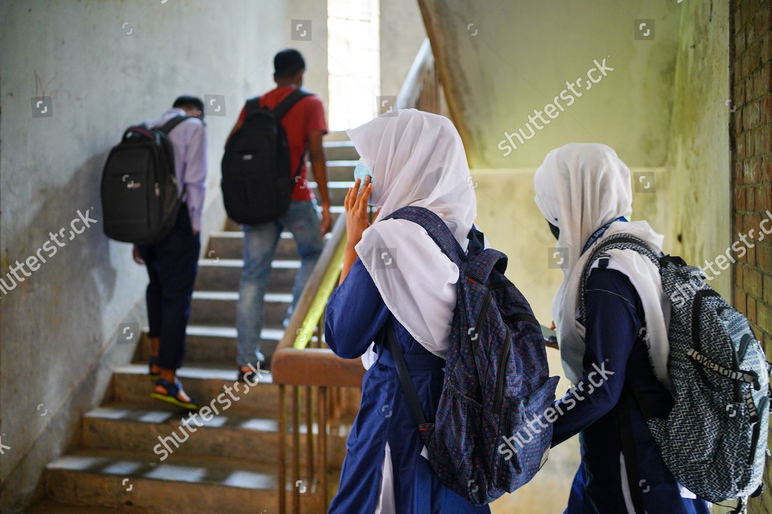 Students Seen Entering Classroom Second Shift Editorial Stock Photo ...