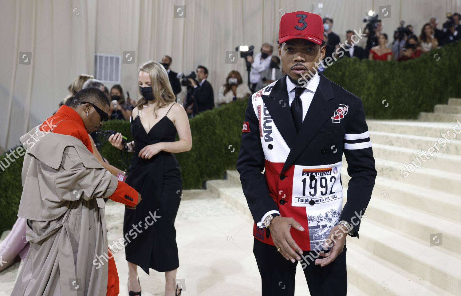 Chance Rapper Poses On Red Carpet Editorial Stock Photo - Stock Image ...