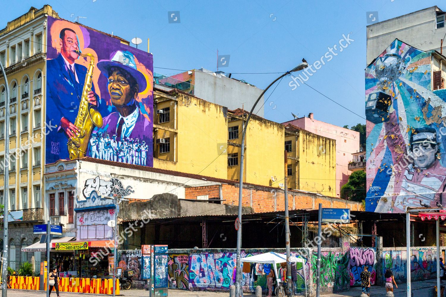 Diversity Urban Art Graffiti Walls Santa Editorial Stock Photo - Stock ...