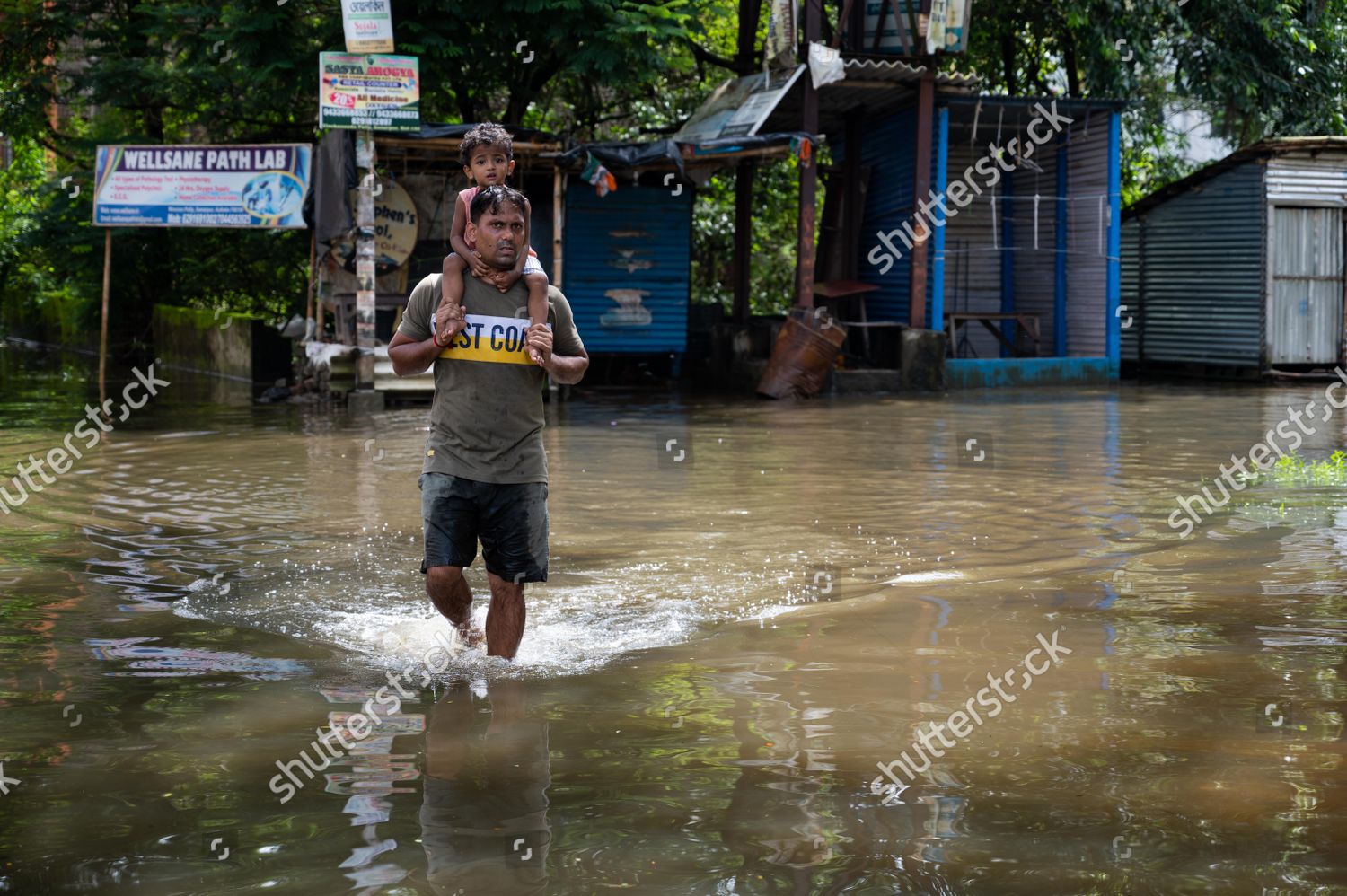 Due High Cyclonic Depression West Bengal Editorial Stock Photo - Stock ...