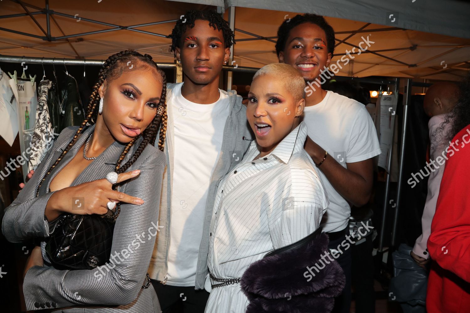 Toni Braxton Tamar Braxton Diesel Braxtonlewis Editorial Stock Photo ...