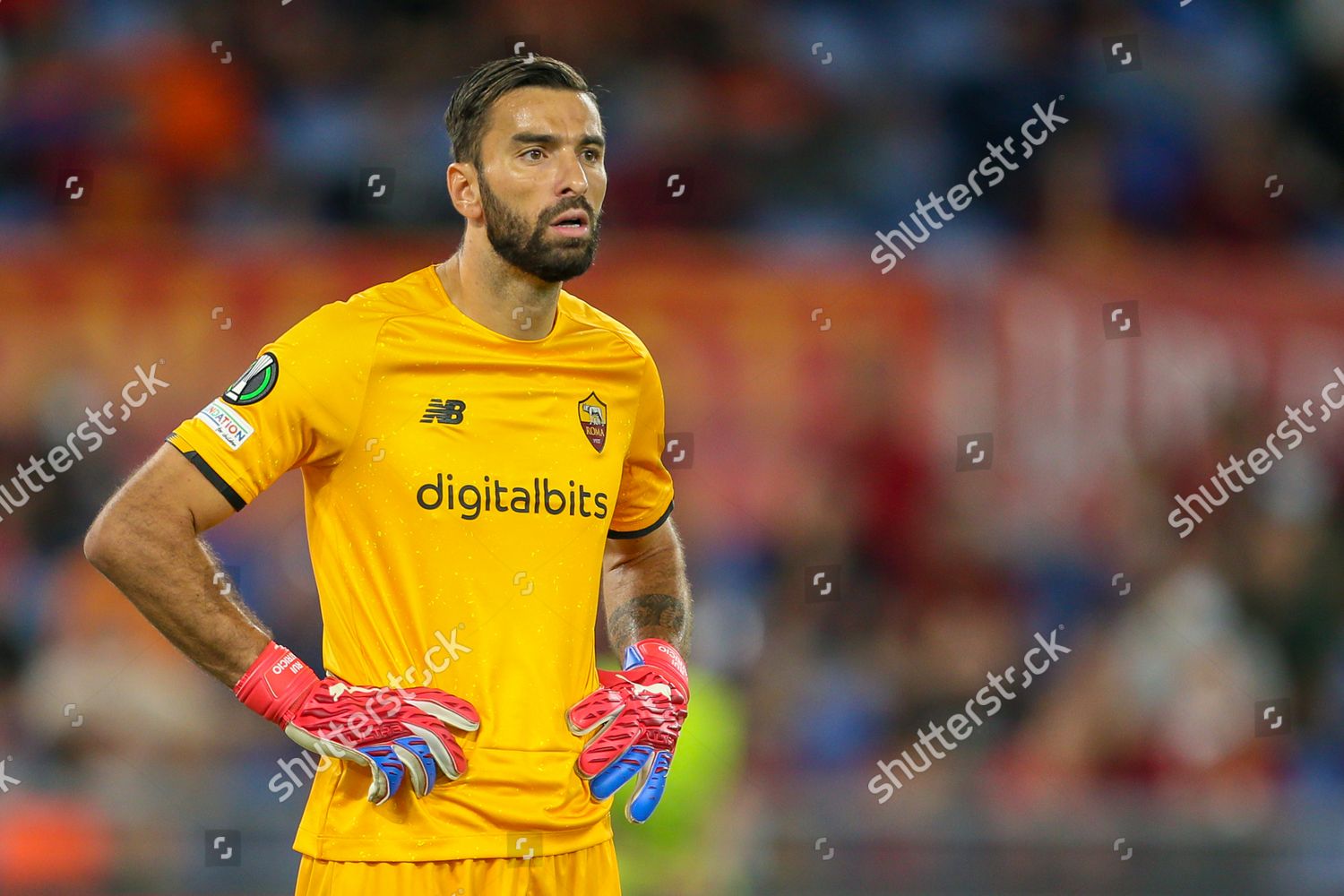 Goalkeeper Rui Patricio Roma During Uefa Editorial Stock Photo - Stock ...