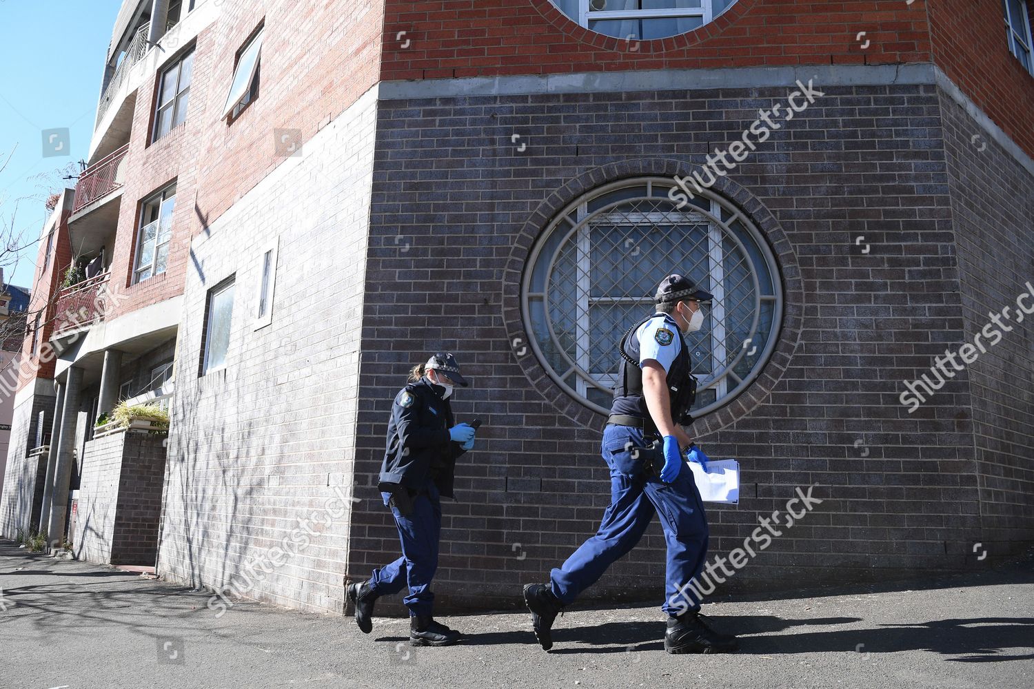 Police Arrive Housing Block Darlinghurst Sydney Editorial Stock Photo ...