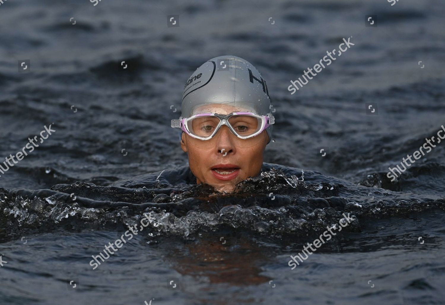 British Actress Minnie Driver Participates Swim Editorial Stock Photo ...