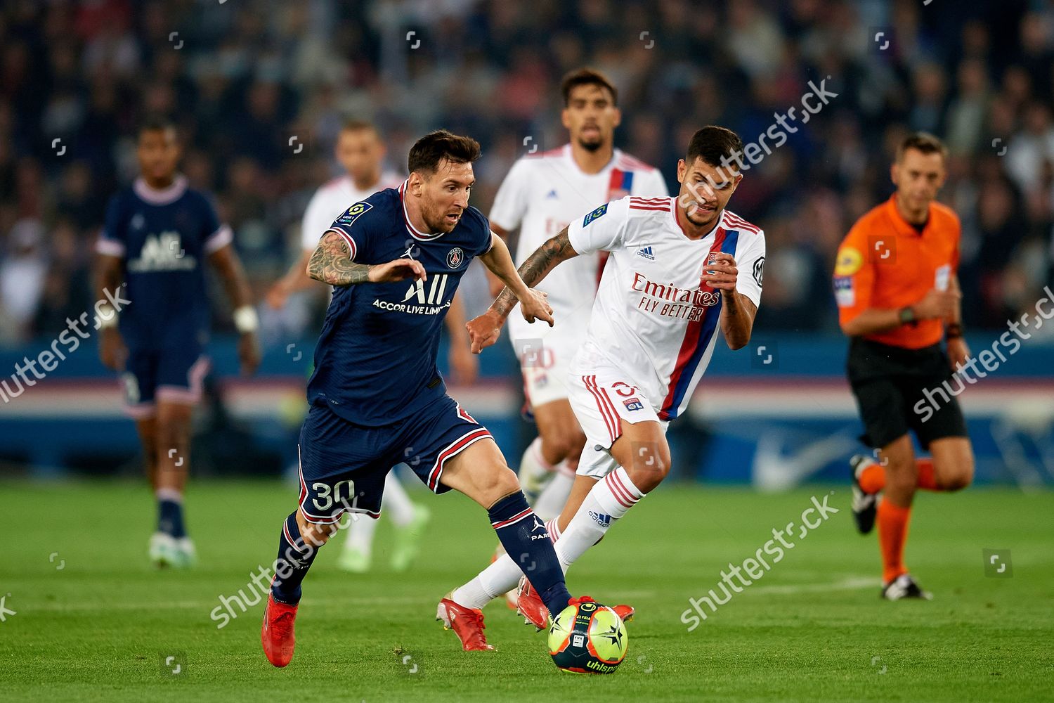 Lionel Messi Psg Action During Ligue Editorial Stock Photo - Stock ...