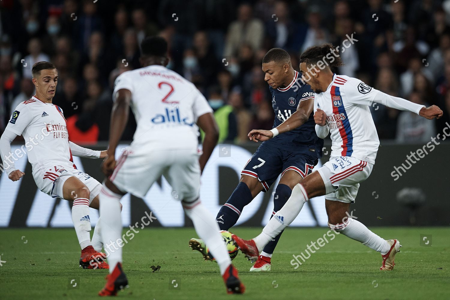 Kylian Mbappe Psg Shooting Goal Surronded Editorial Stock Photo - Stock ...