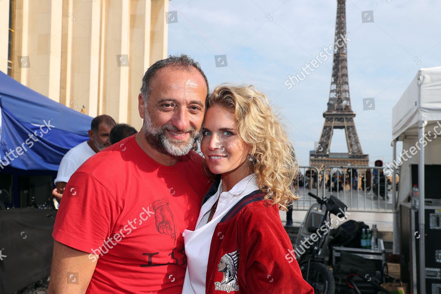 Frank Tapiro Charlotte Rosier Poses During Editorial Stock Photo ...