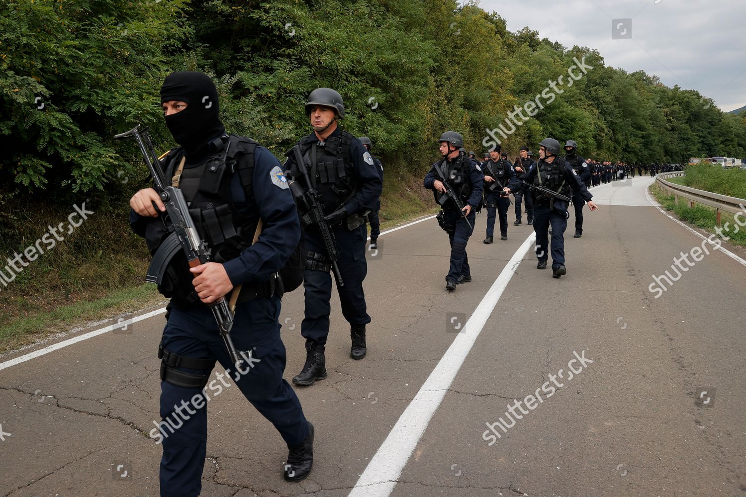 Kosovo Police Special Operations Unit Patrol Editorial Stock Photo ...
