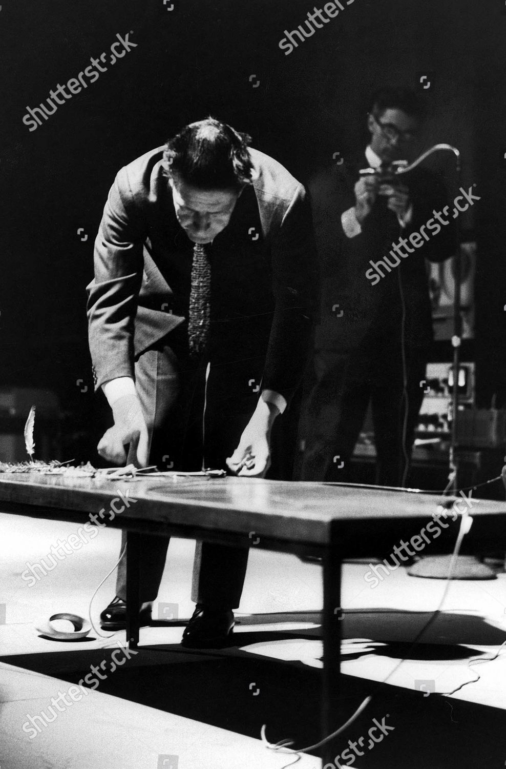 Composer John Cage Performing Cartridges Museum Editorial Stock Photo ...