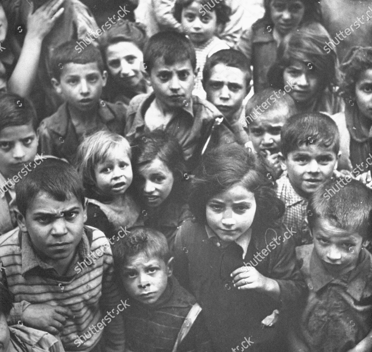 Circa 1946 Sick Starving Ragged Children Editorial Stock Photo - Stock ...