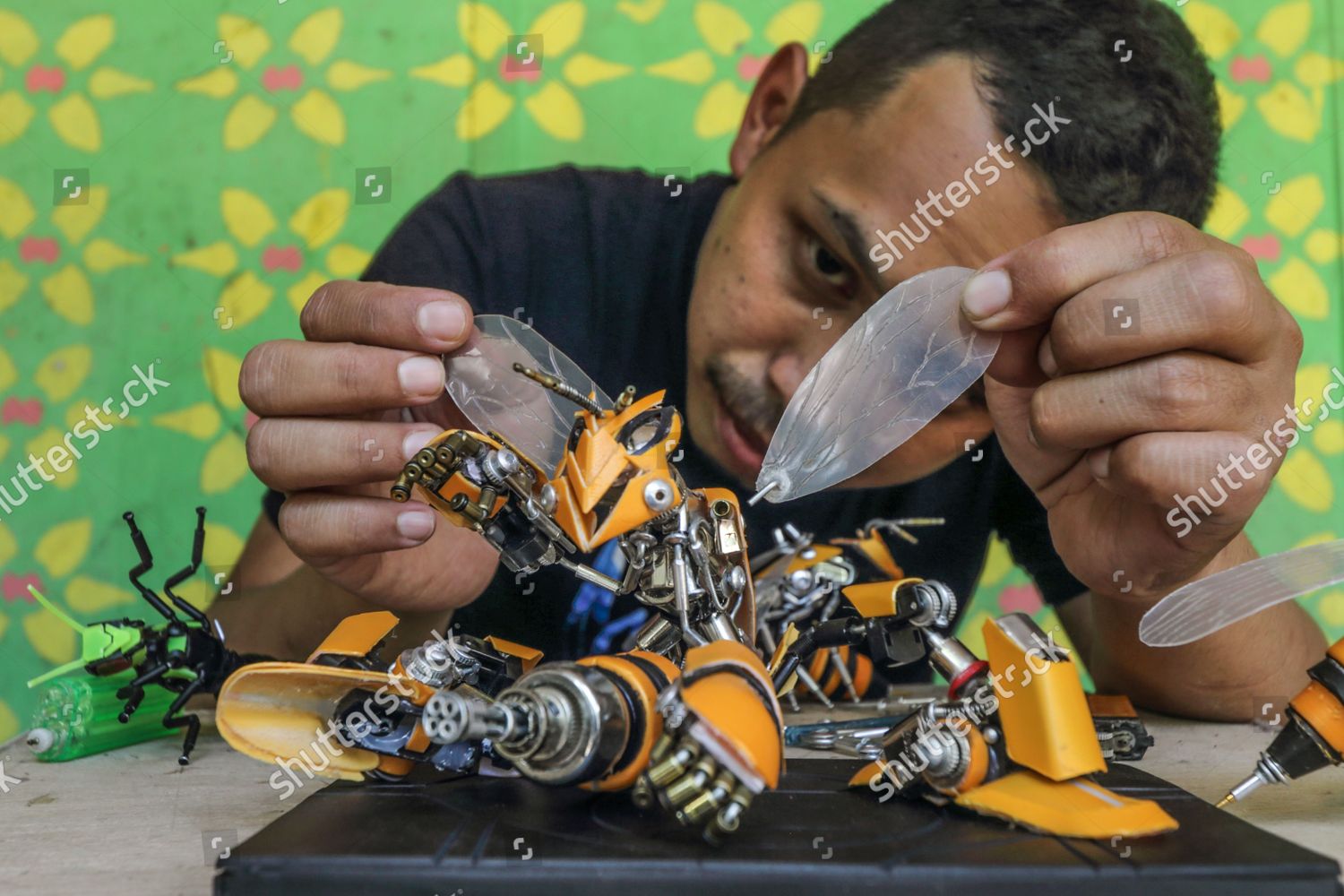 Yusuf Create Robot Transformers Insect His Editorial Stock Photo ...