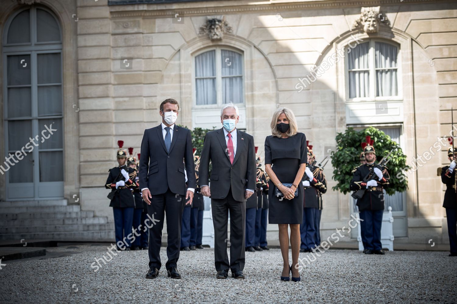 Brigitte Macron Interview Emmanuel Macron French Editorial Stock Photo ...