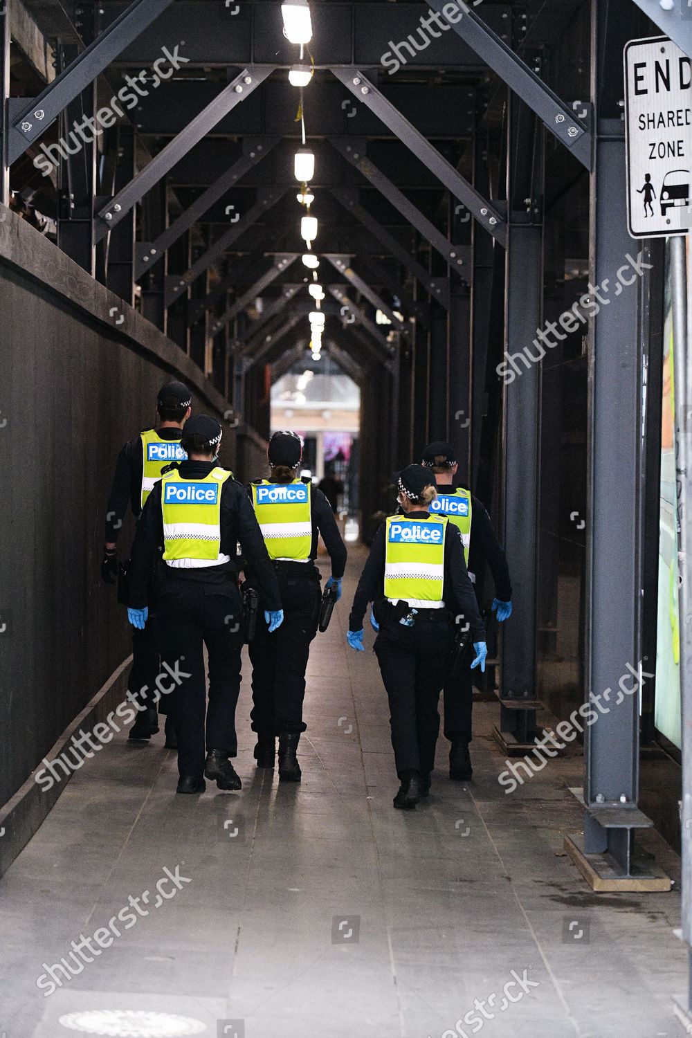 Large Presence Police Seen During Major Editorial Stock Photo - Stock ...