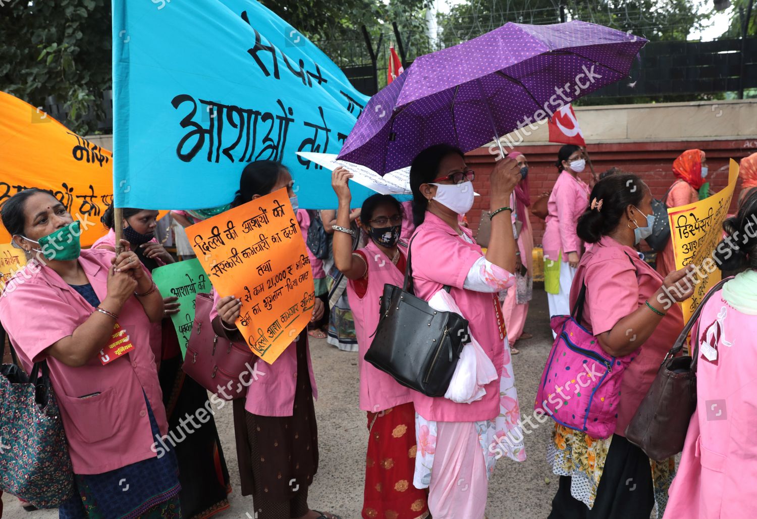 Accredited Social Health Activistasha Workers Their Editorial Stock ...