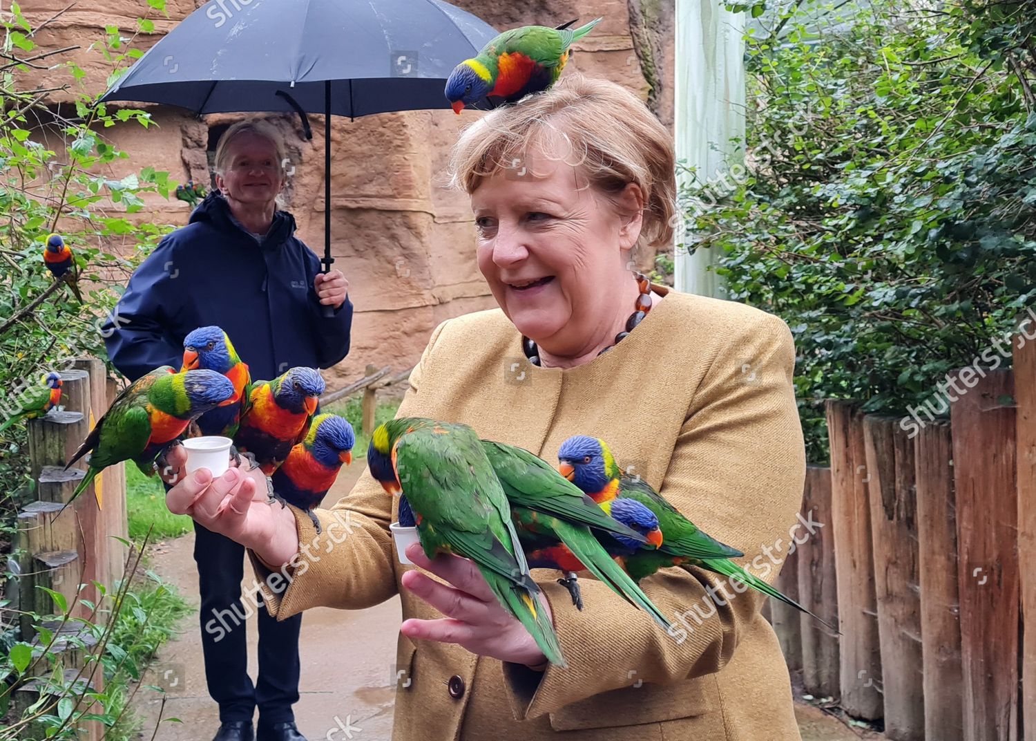 Angela Merkel Says Goodbye Her Traditional Editorial Stock Photo ...