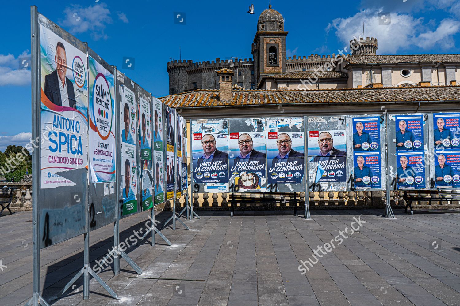 Political Campaign Posters Representing Different Candidates Editorial ...