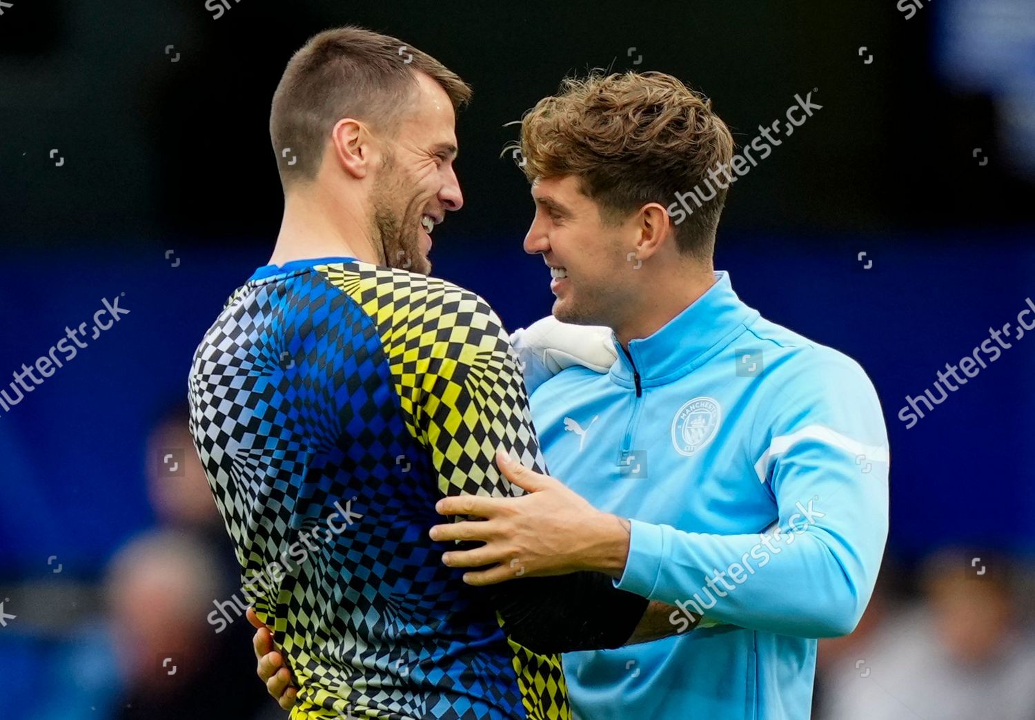 Marcus Bettinelli Chelsea Greets John Stones Editorial Stock Photo ...