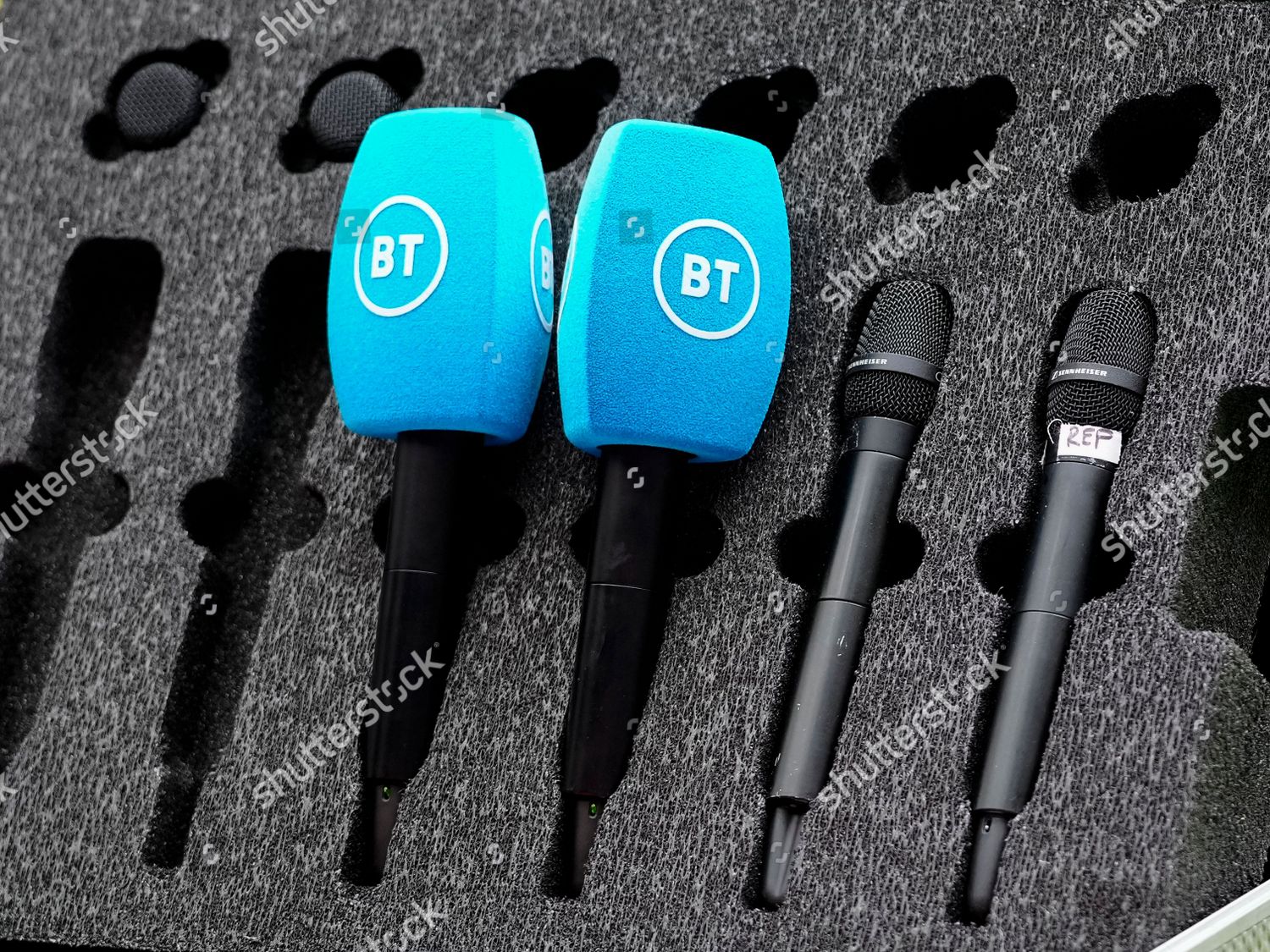 Detail Bt Sport Microphones Editorial Stock Photo - Stock Image ...