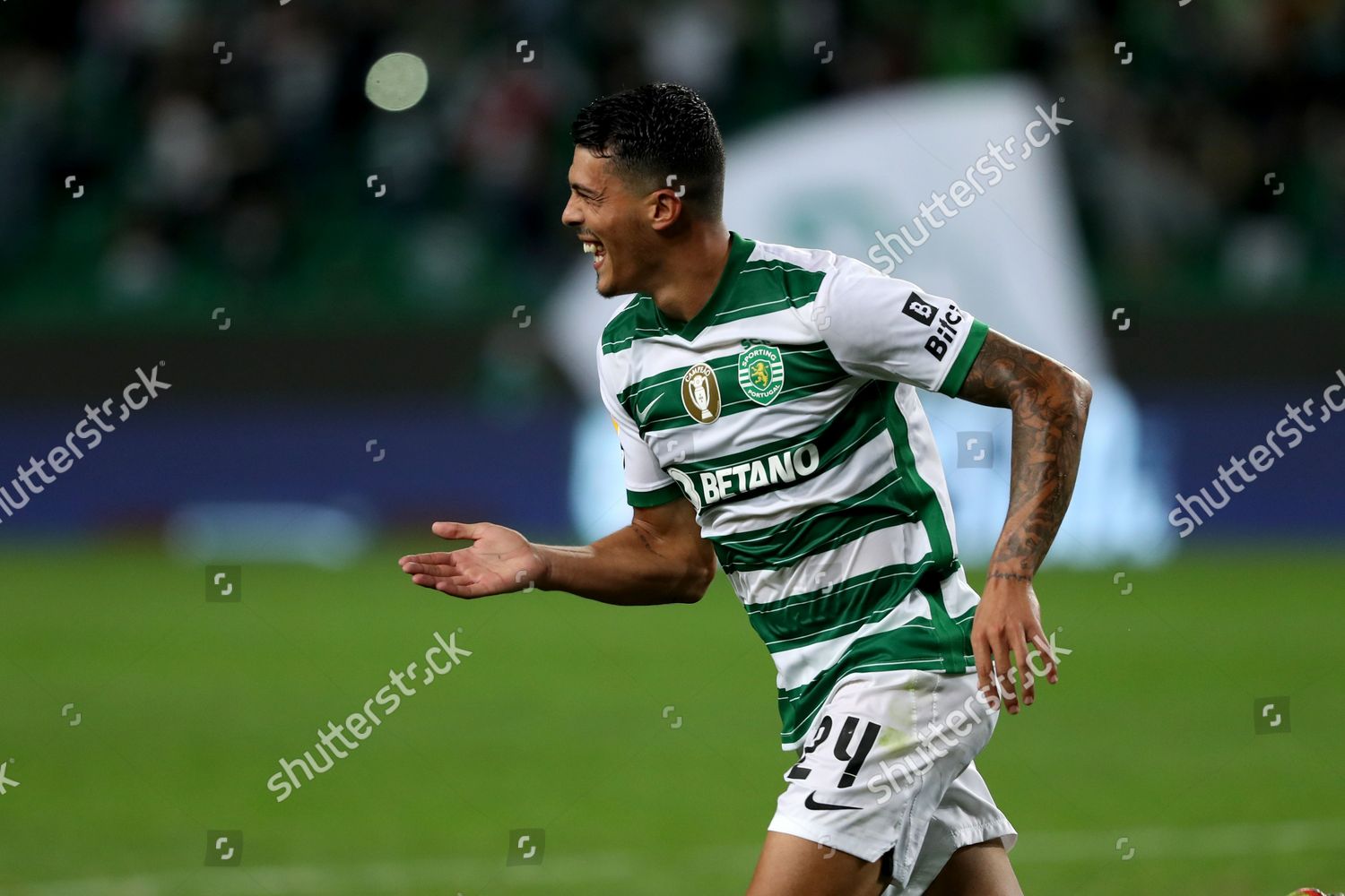 Pedro Porro Sporting Cp Celebrates After Editorial Stock Photo - Stock ...
