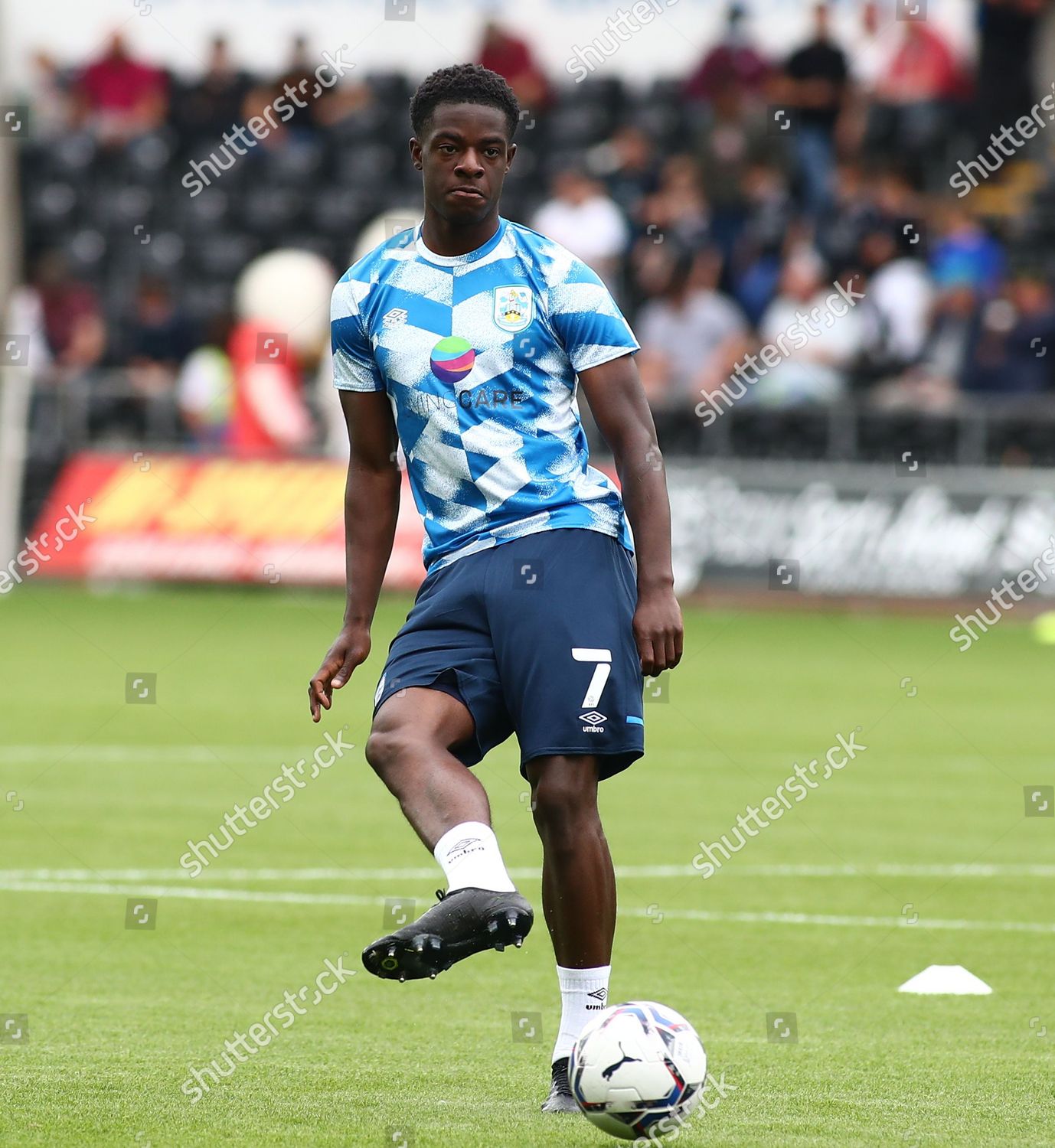 Ademipo Odubeko Huddersfield Town During Warm Editorial Stock Photo ...