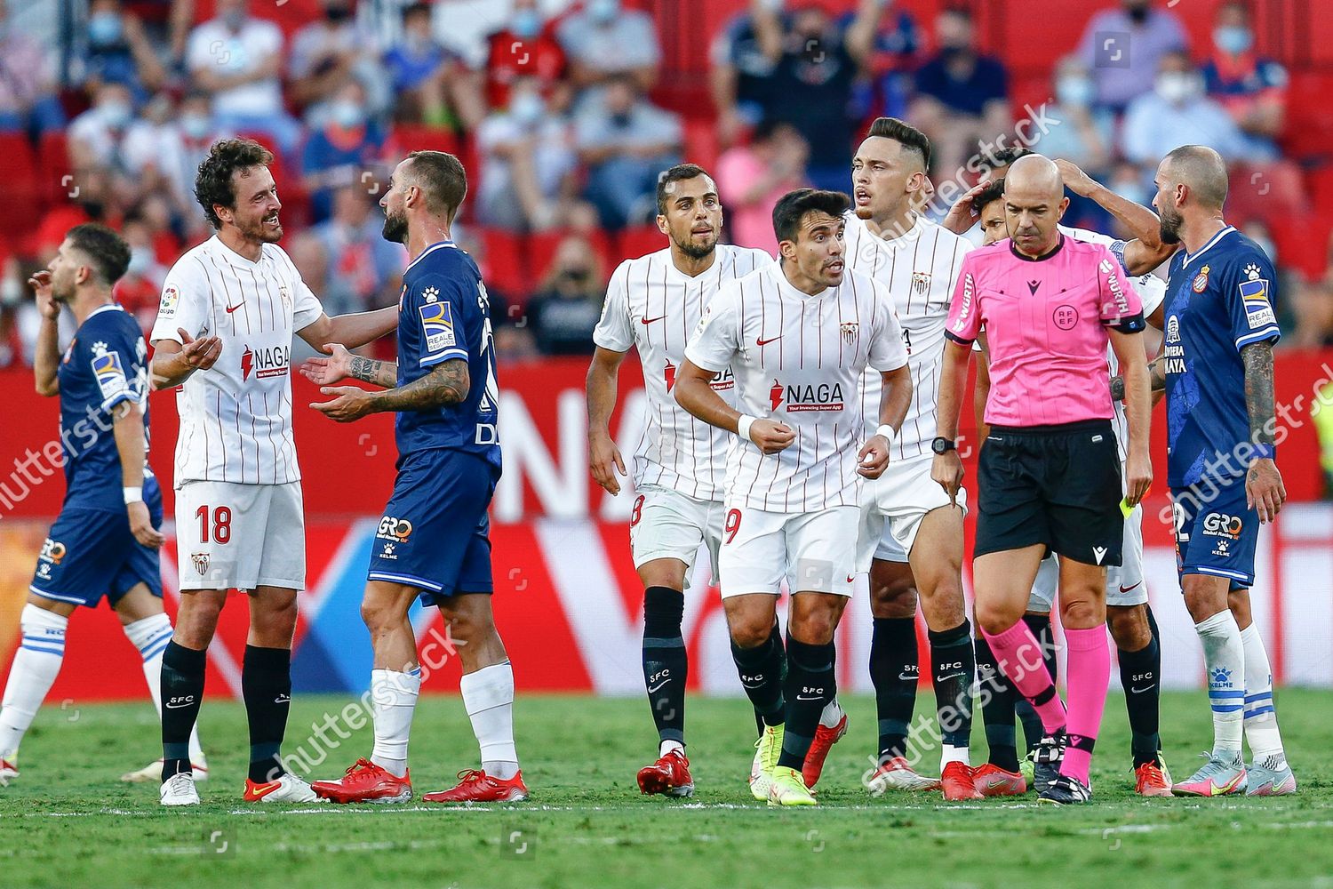 Referee Pablo Gonzalez Fuertes Marcos Acuna Editorial Stock Photo ...
