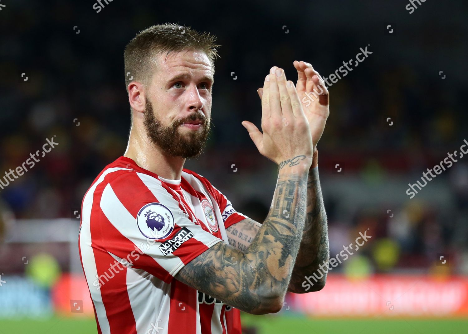 Brentford Captain Pontus Jansson Applauds Home Editorial Stock Photo - Stock Image | Shutterstock