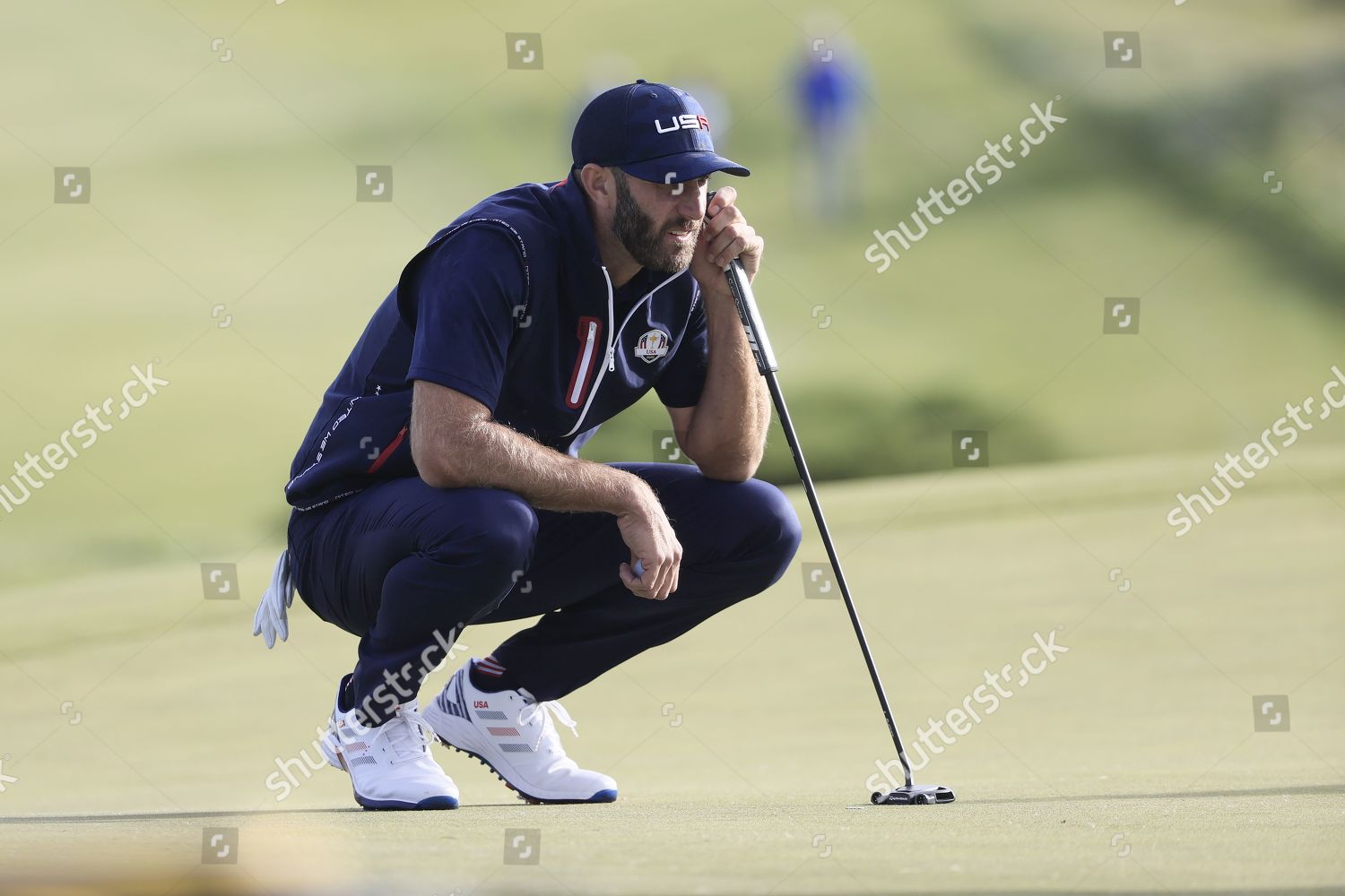 Us Team Member Dustin Johnson Lines Editorial Stock Photo - Stock Image ...