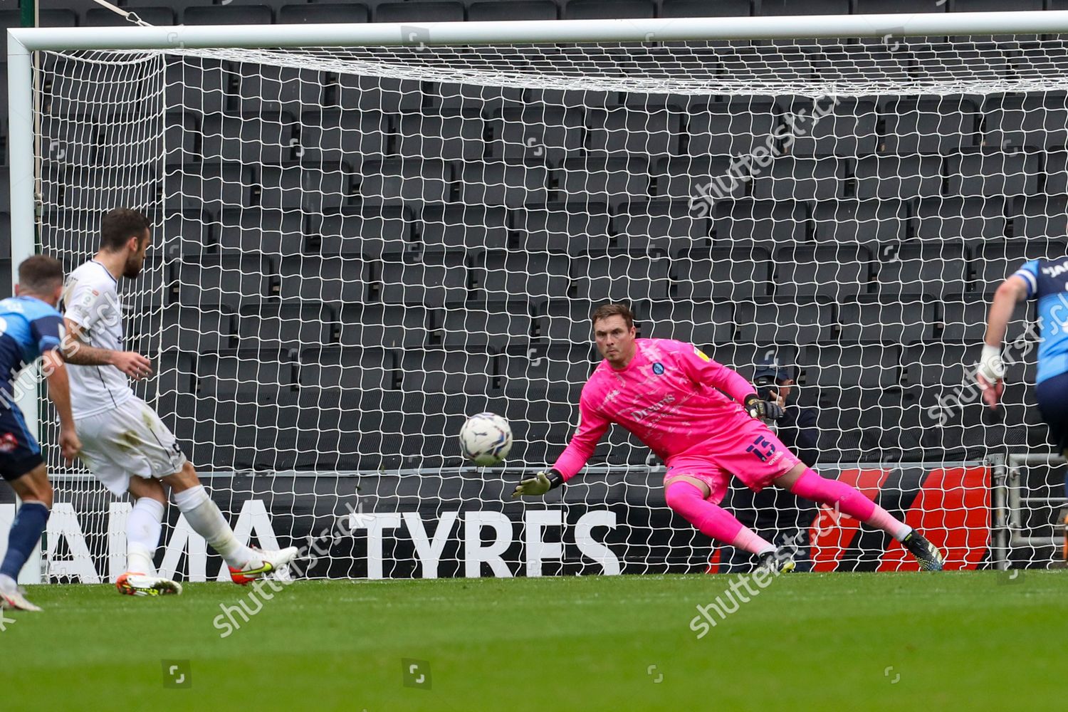 Troy Parrott Scores Penalty Spot Milton Editorial Stock Photo - Stock ...