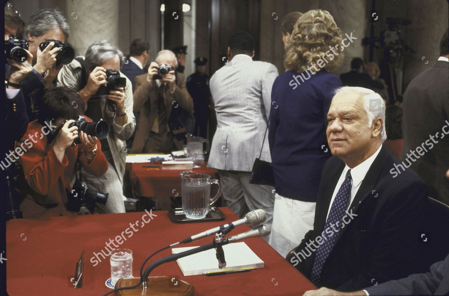 Contra Leader Adolfo Calero Testifying During Editorial Stock Photo ...