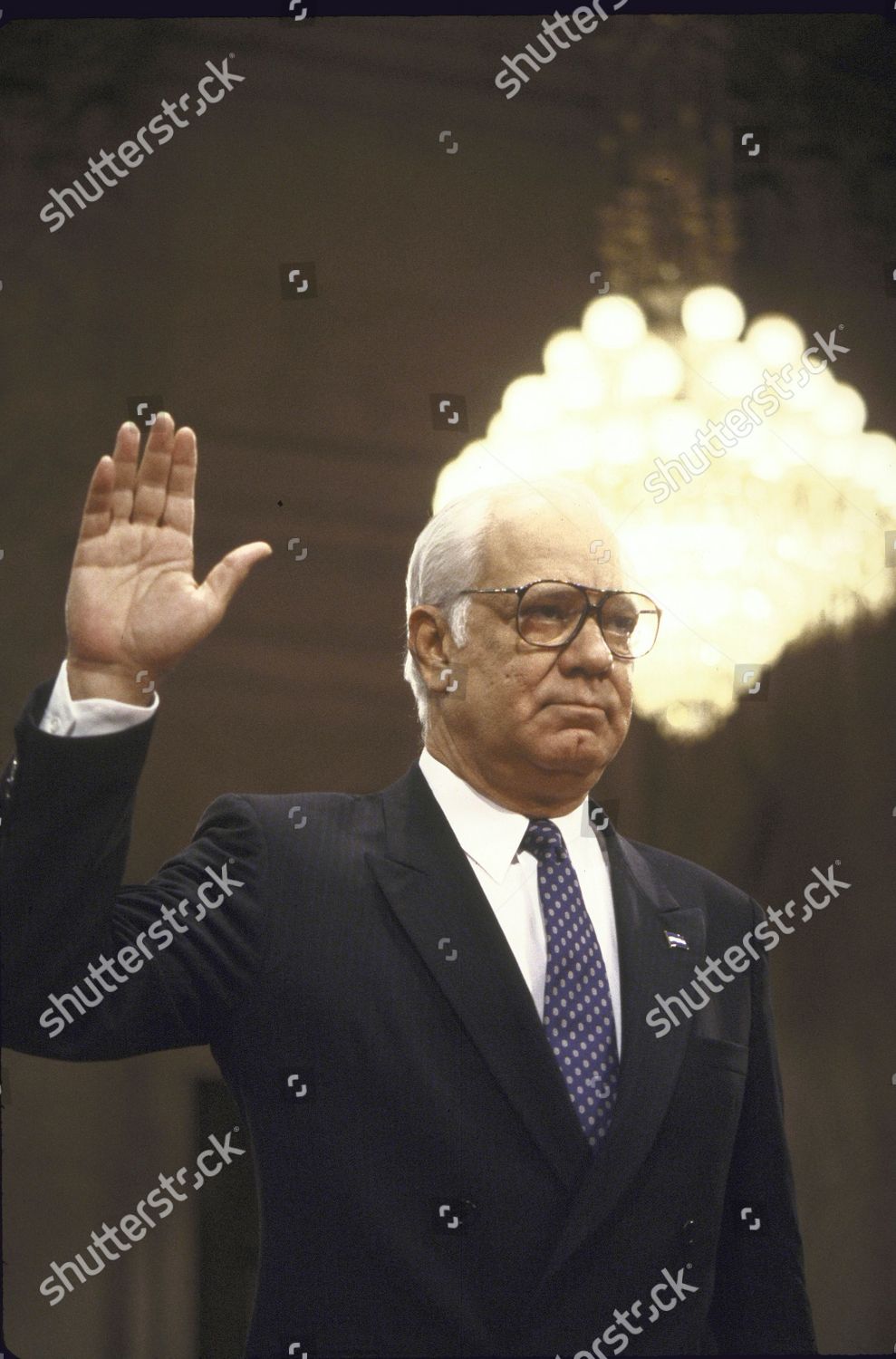 Contra Leader Adolfo Calero Testifying During Editorial Stock Photo ...